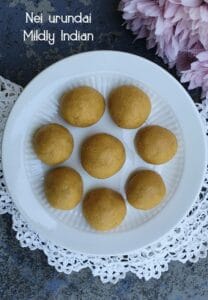 Nei urundai | pasiparippu ladoo – Mildly Indian