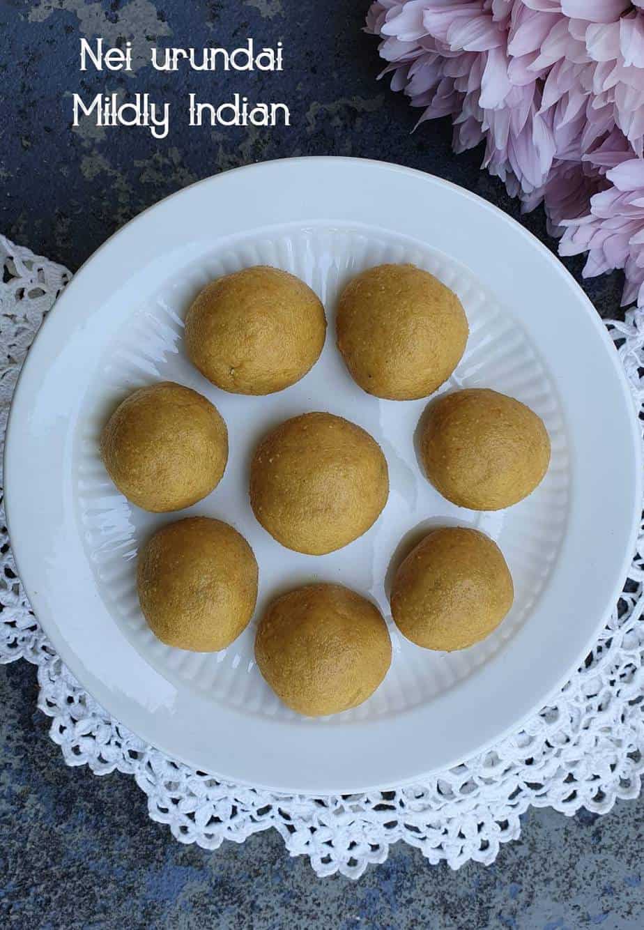 Nei urundai | pasiparippu ladoo – Mildly Indian