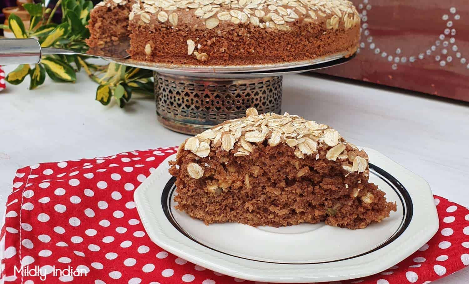 Chocolate zucchini muesli cake – Mildly Indian