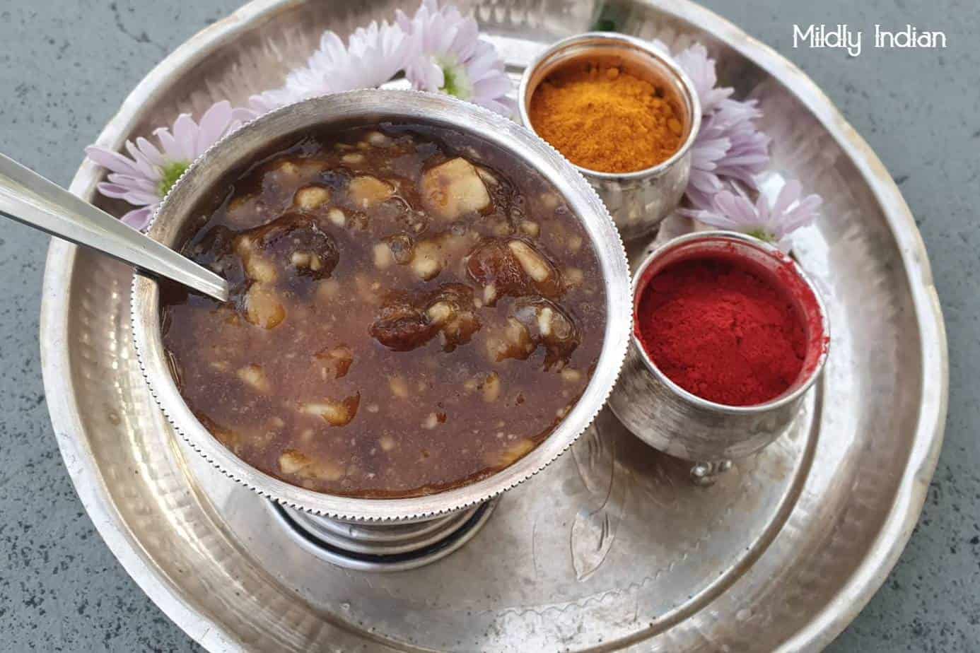 How to prepare Panchamrutham – Mildly Indian