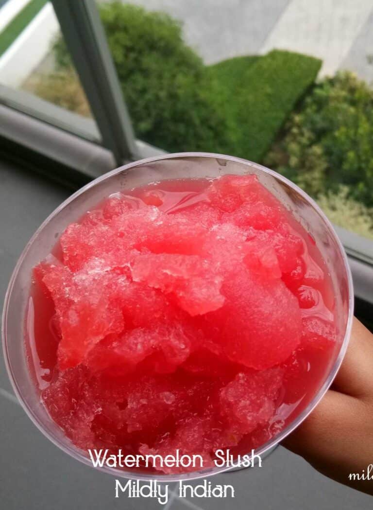 Watermelon slush recipe – Mildly Indian