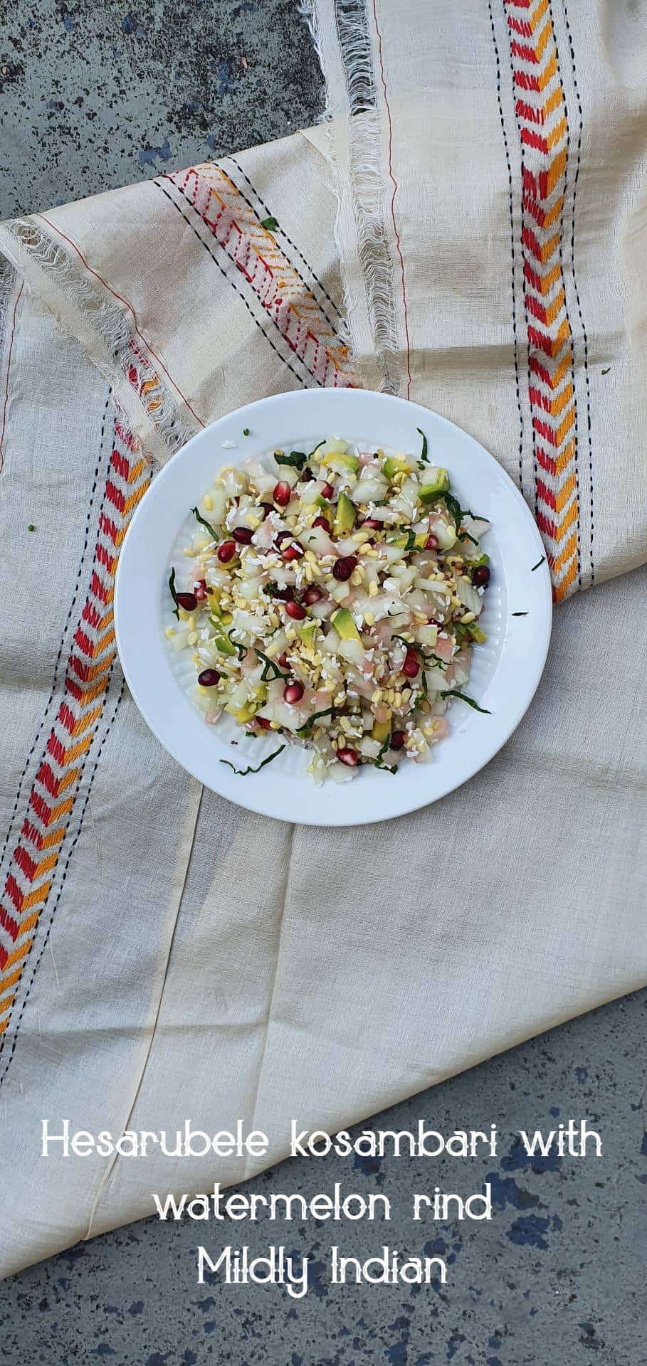 Hesarubele kosambari salad – Mildly Indian