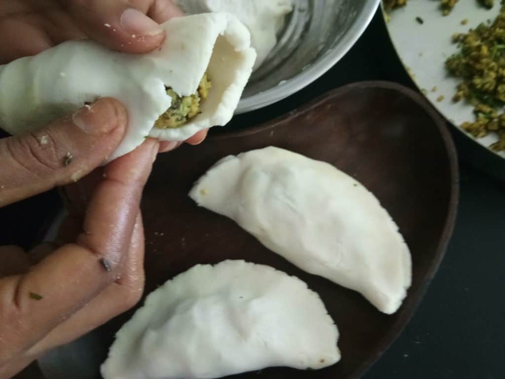 Dal pitha from the Bihari cuisine, a unique trial with mustard oil ...