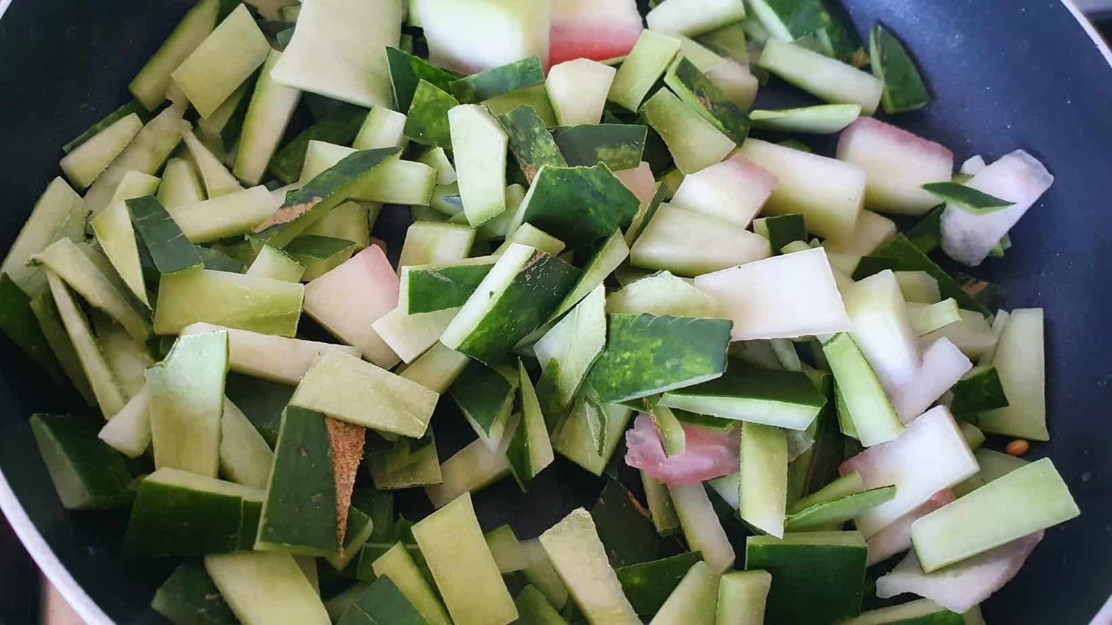 Watermelon rind chutney| thannimathan thogayal – Mildly Indian