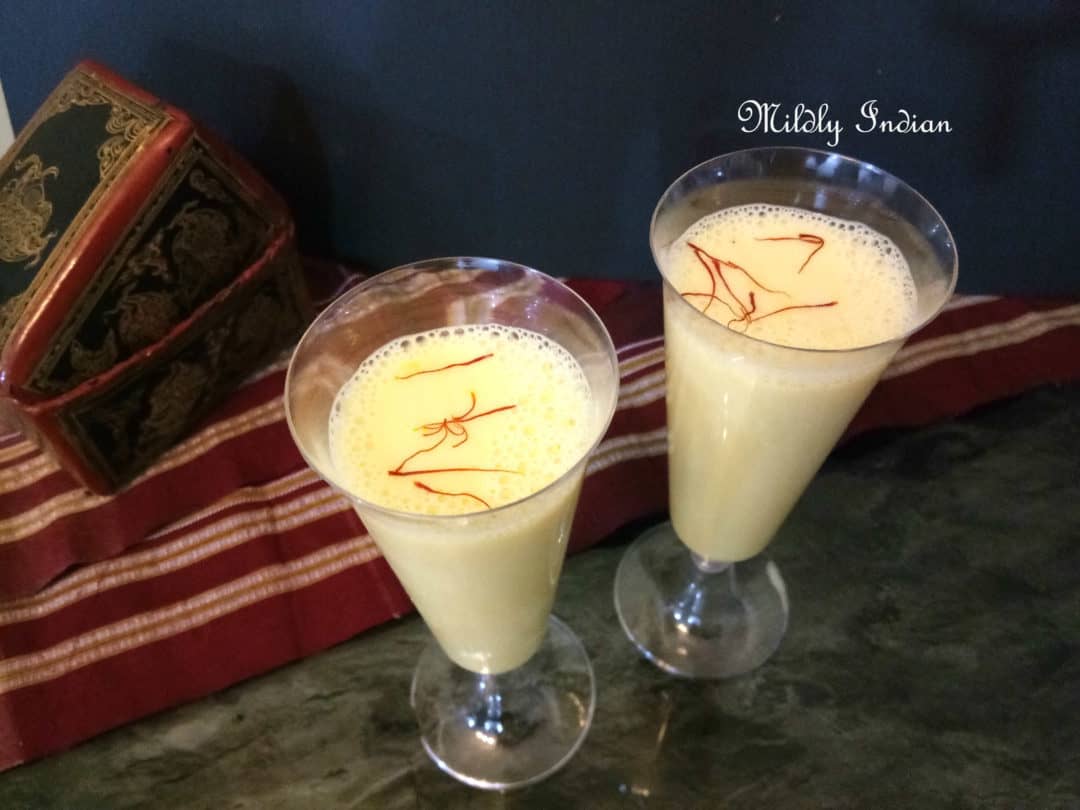 Kesar doodh - aromatic saffron milk | Mildly Indian