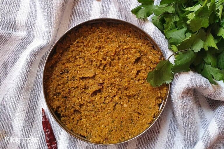 Watermelon rind chutney| thannimathan thogayal – Mildly Indian