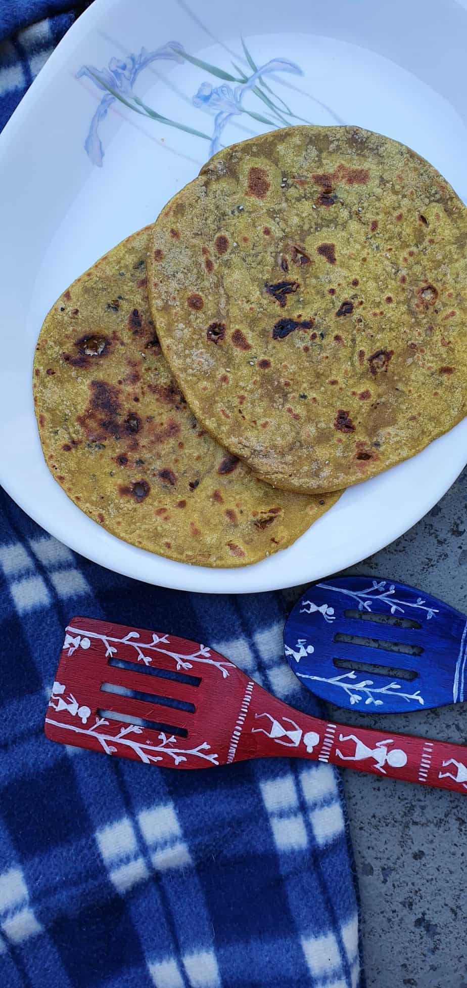 Coconut and chocolate sweet paratha – Mildly Indian