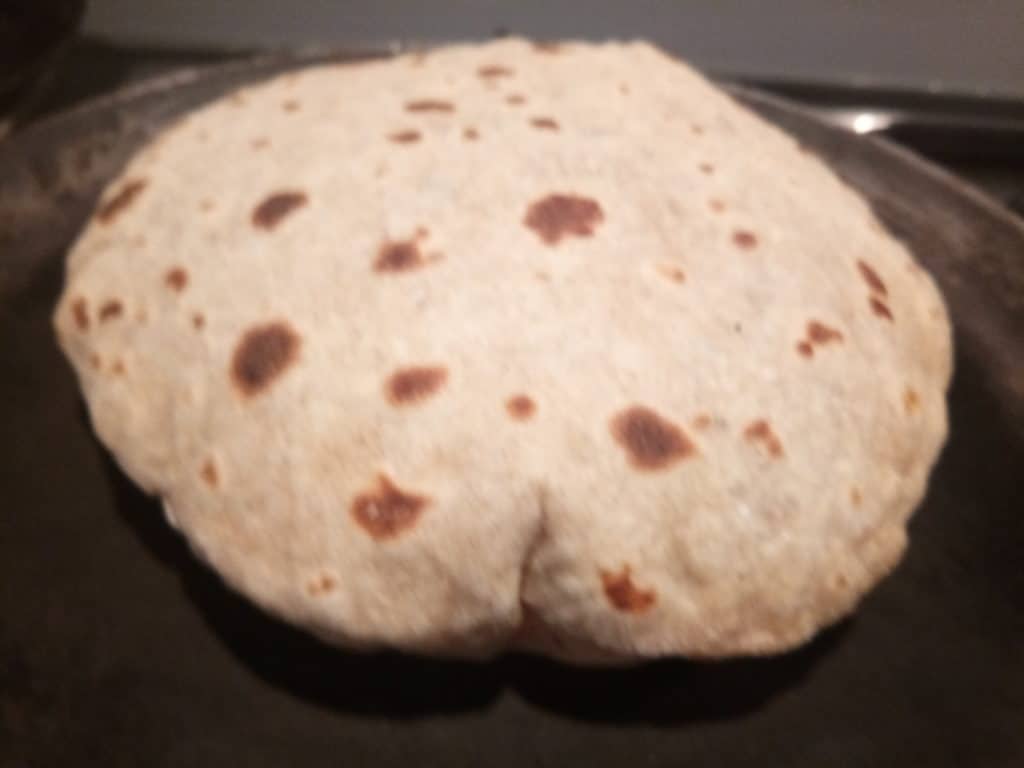 Coconut and chocolate sweet paratha – Mildly Indian