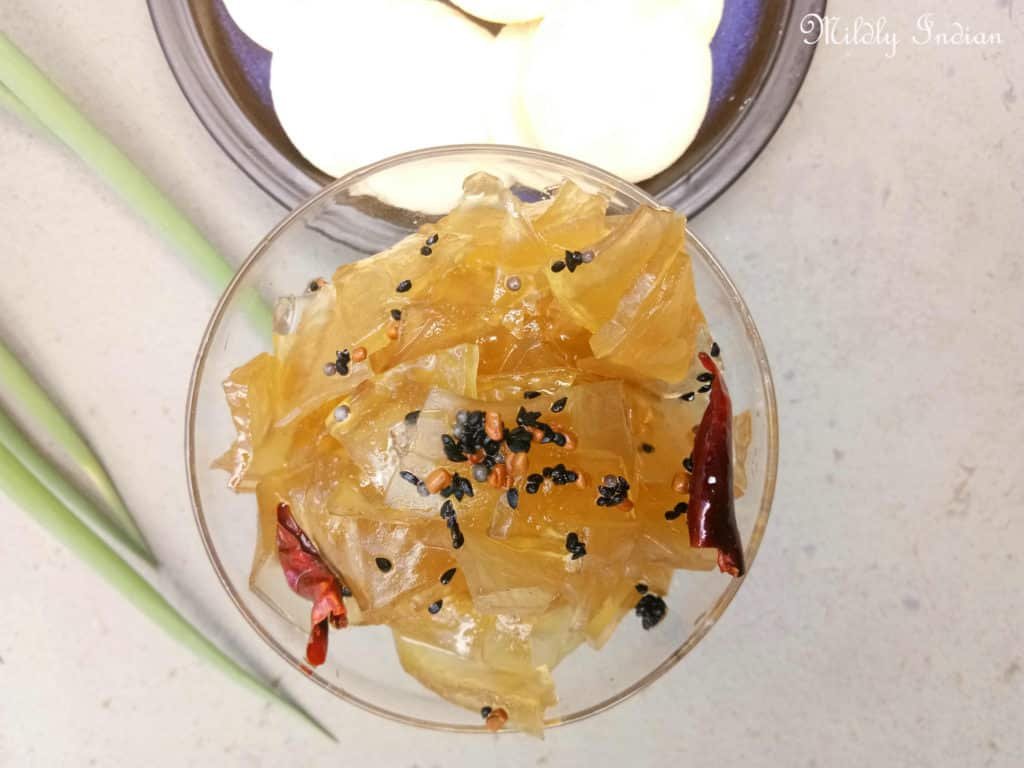 Plastic chutney, candied raw papaya from the Bengali Cuisine – Mildly ...