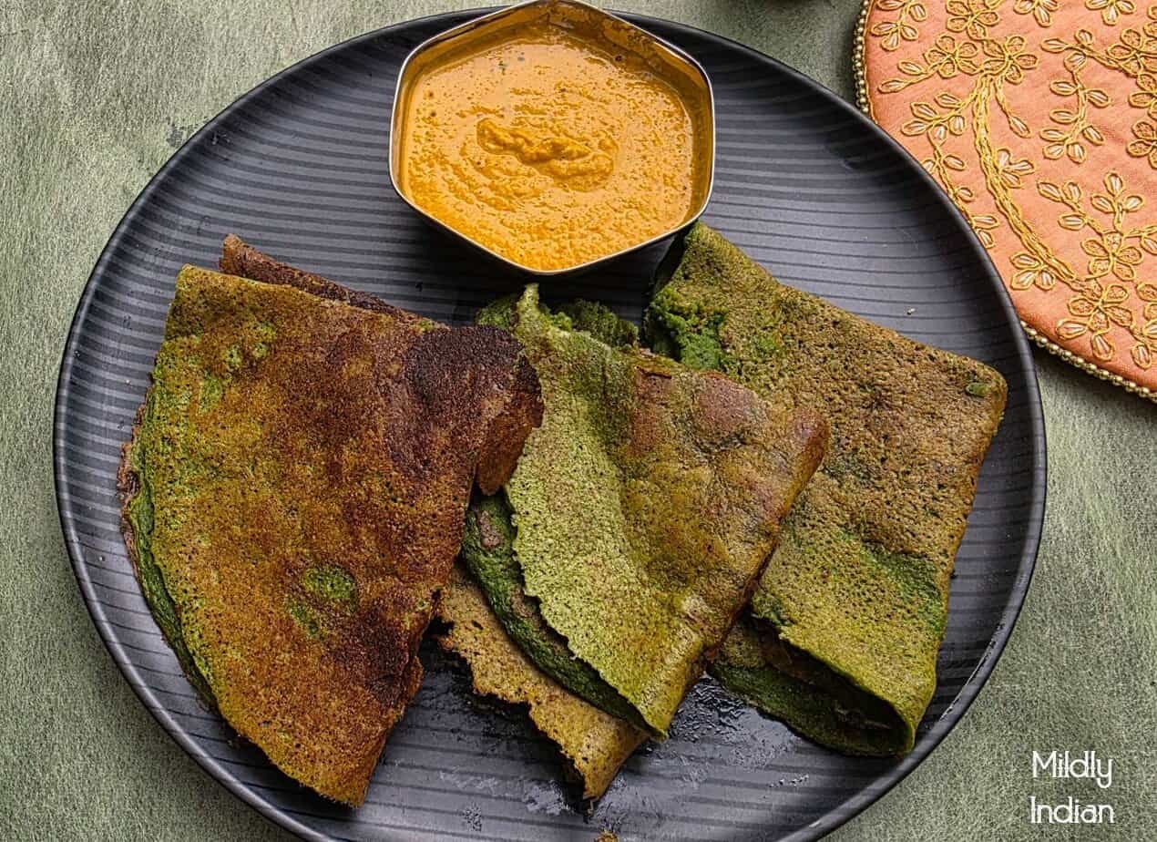 Pesarattu | Andhra style green gram dosa – Mildly Indian