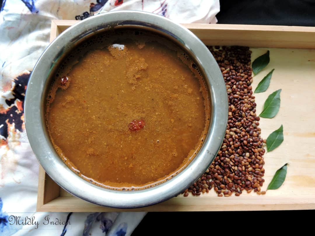 Kulith saaru | Horse gram curry – Mildly Indian