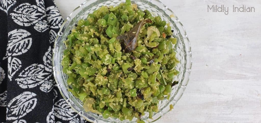 Keerai thandu poriyal – Save those stems – Mildly Indian