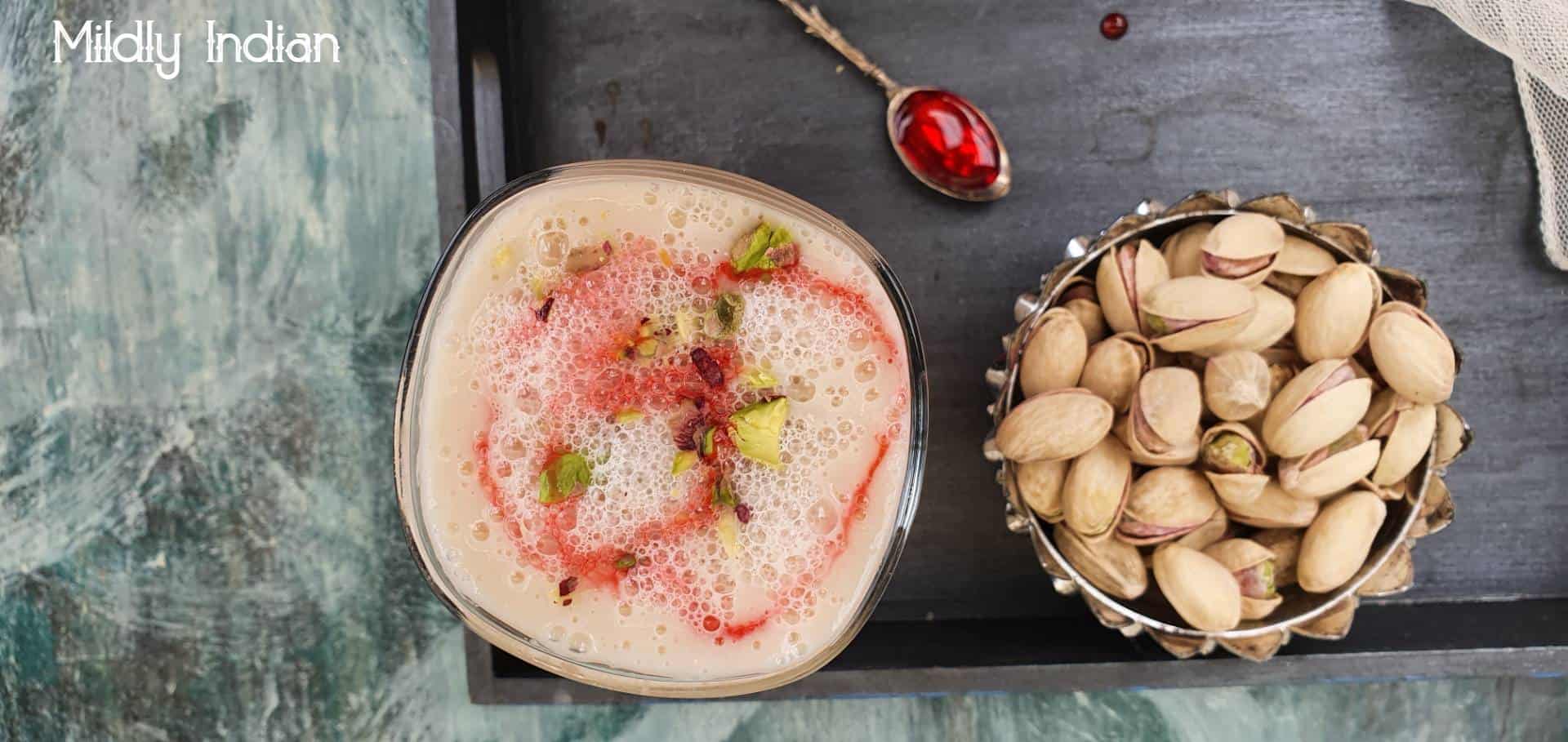 Sitaphal Mastani – Custard apple smoothie. – Mildly Indian