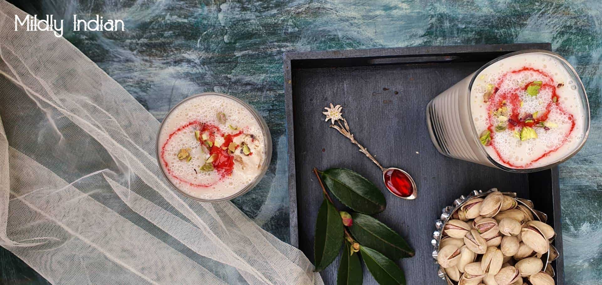 Sitaphal Mastani – Custard apple smoothie. – Mildly Indian