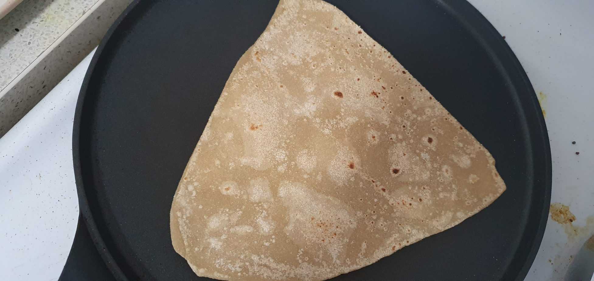 Soft triangle paratha – Mildly Indian