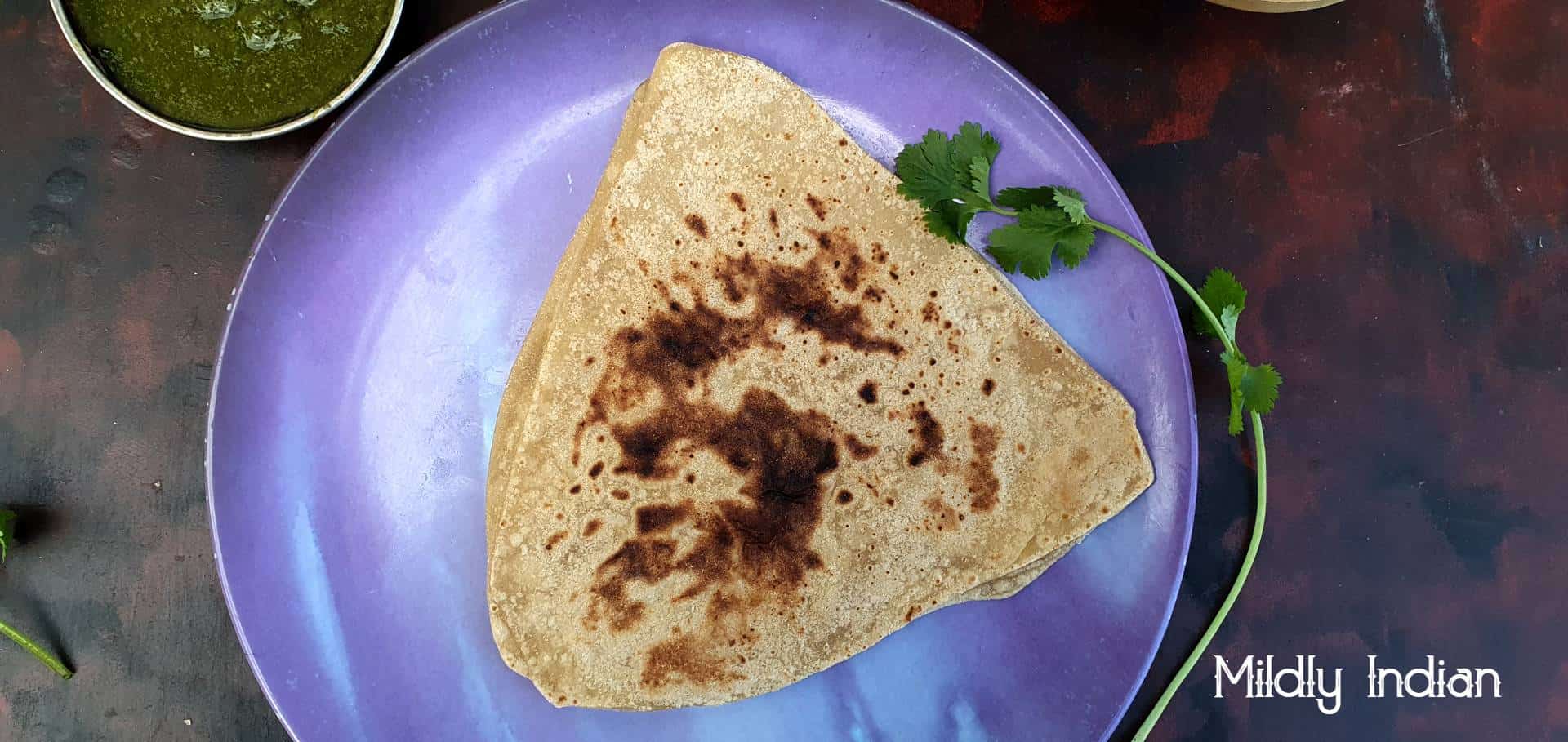 Soft triangle paratha – Mildly Indian