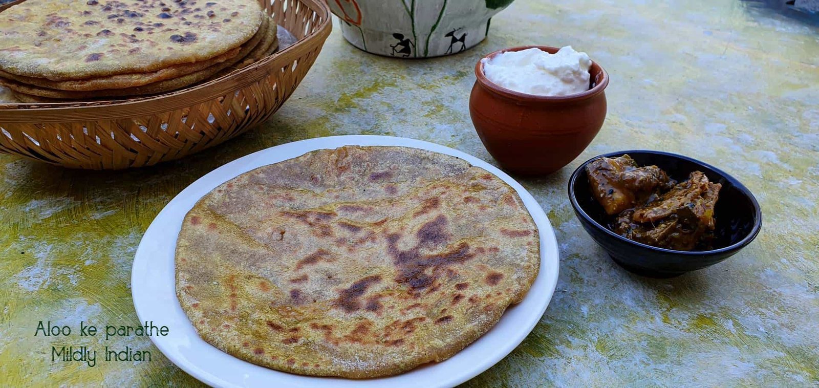 Aloo paratha – Potato stuffed flatbread – Mildly Indian