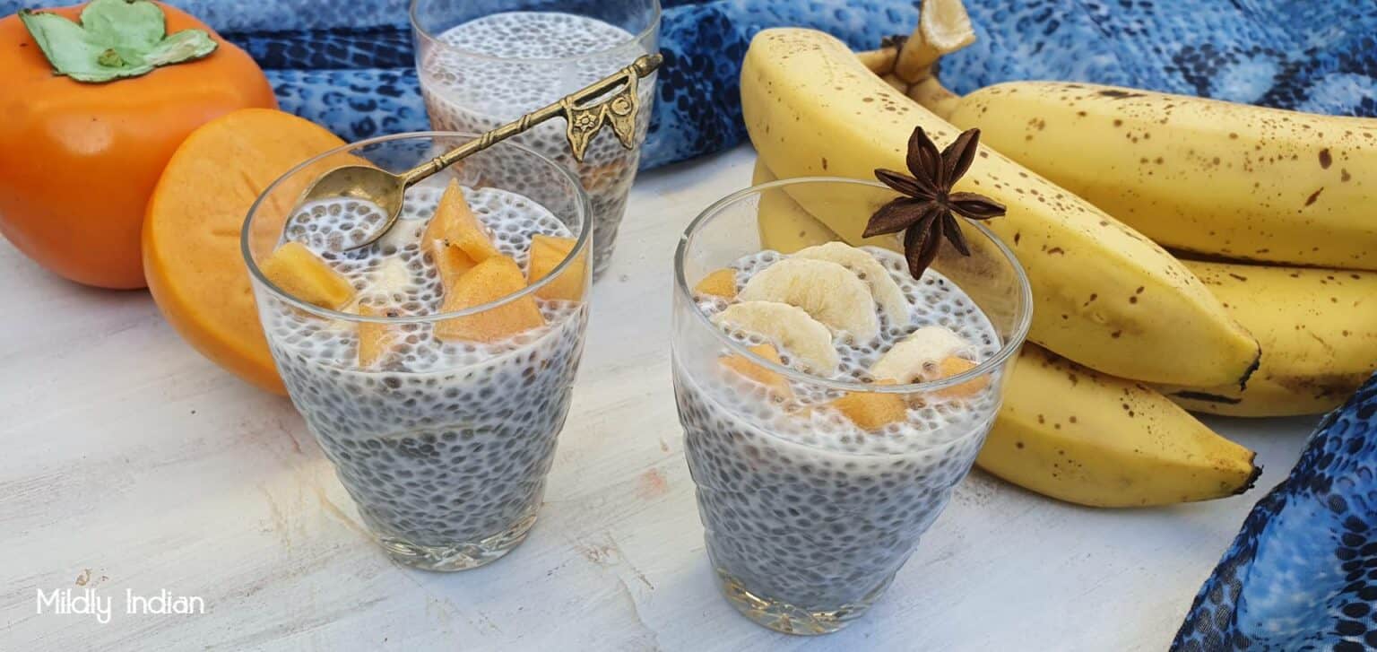 Chai spiced chia pots – Mildly Indian