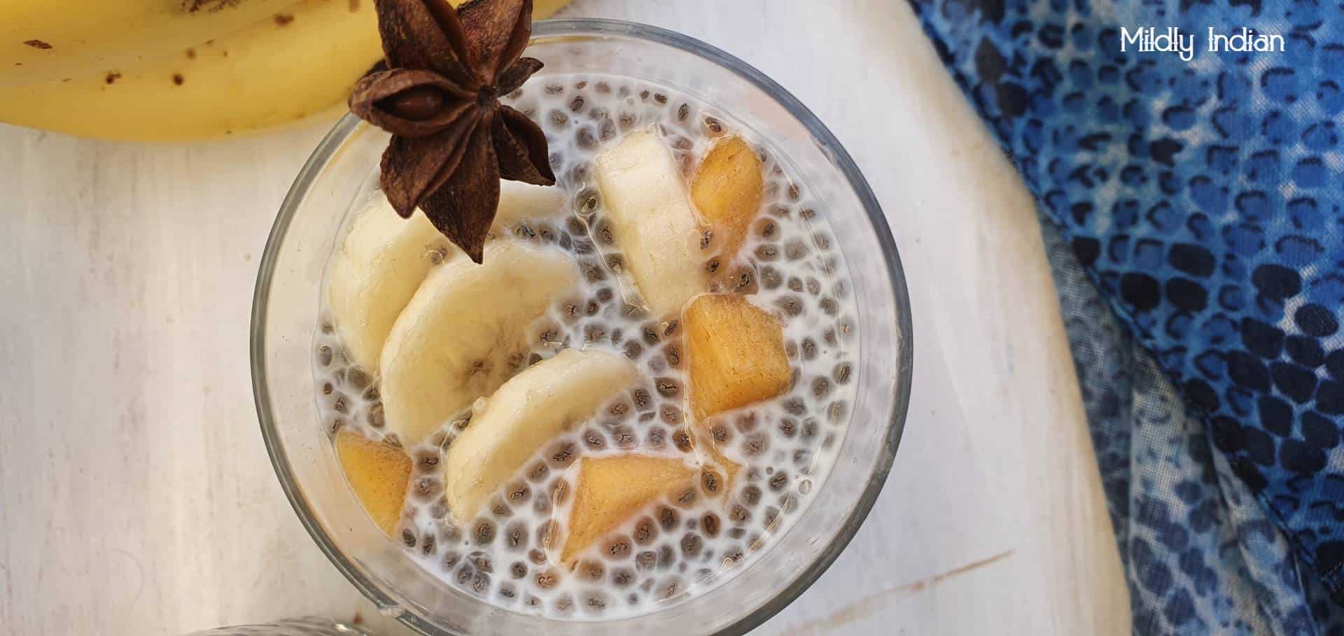 Chai spiced chia pots – Mildly Indian