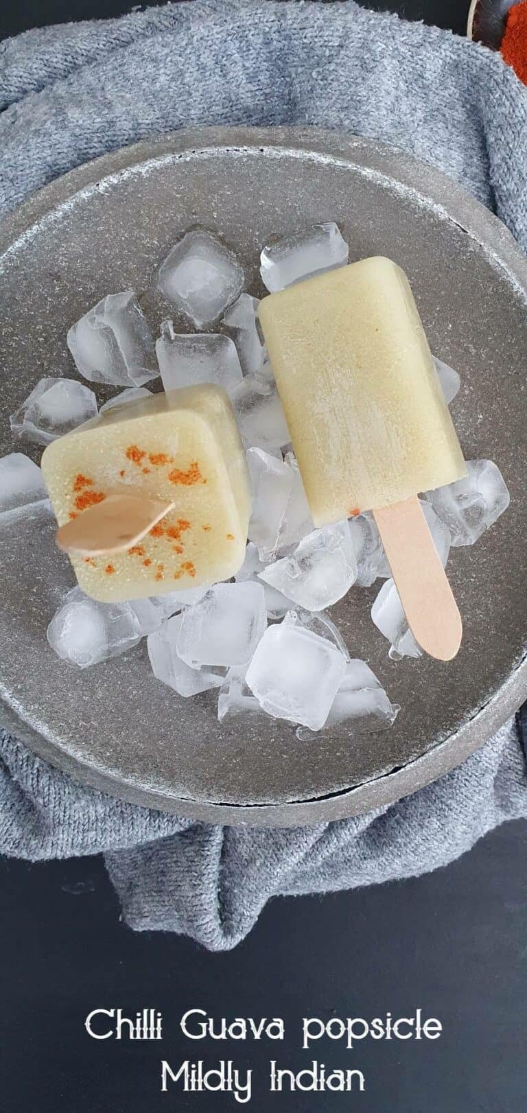 Chilli peru popsicle – Guava popsicle – Mildly Indian