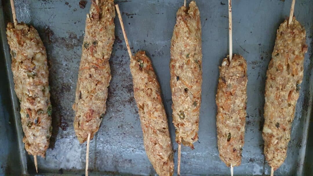 Vegetable sheek kebabs – Baked Kebabs. – Mildly Indian