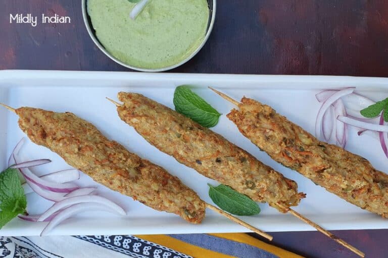 Vegetable sheek kebabs – Baked Kebabs. – Mildly Indian