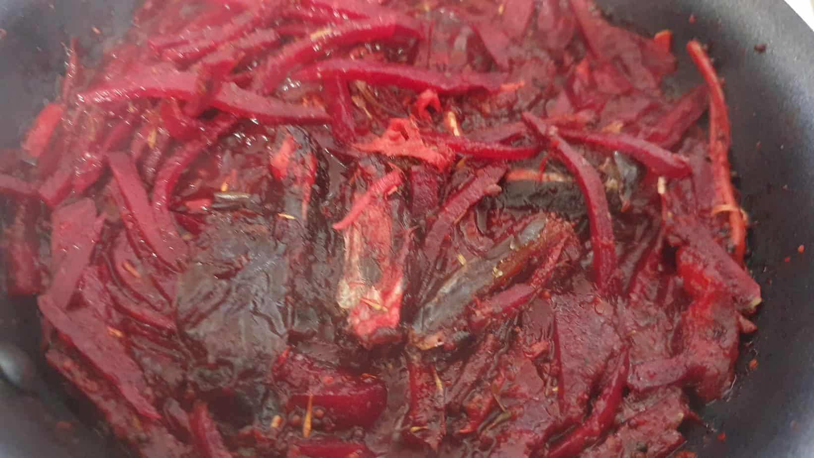 Biryani achar – Pickled beetroot and dates. – Mildly Indian