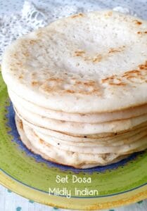 Set dosa – sponge dosa crepes – Mildly Indian