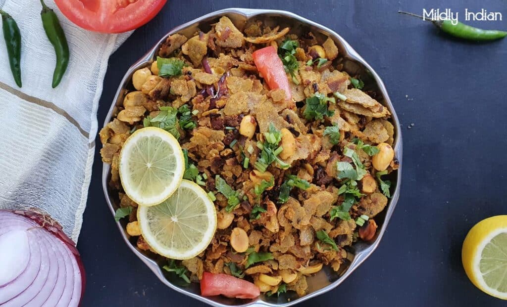 Leftover roti chivda – Vaghareli rotli – Mildly Indian