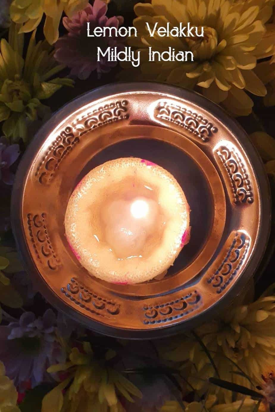 Lemon diya – elumachai vilakku – Mildly Indian