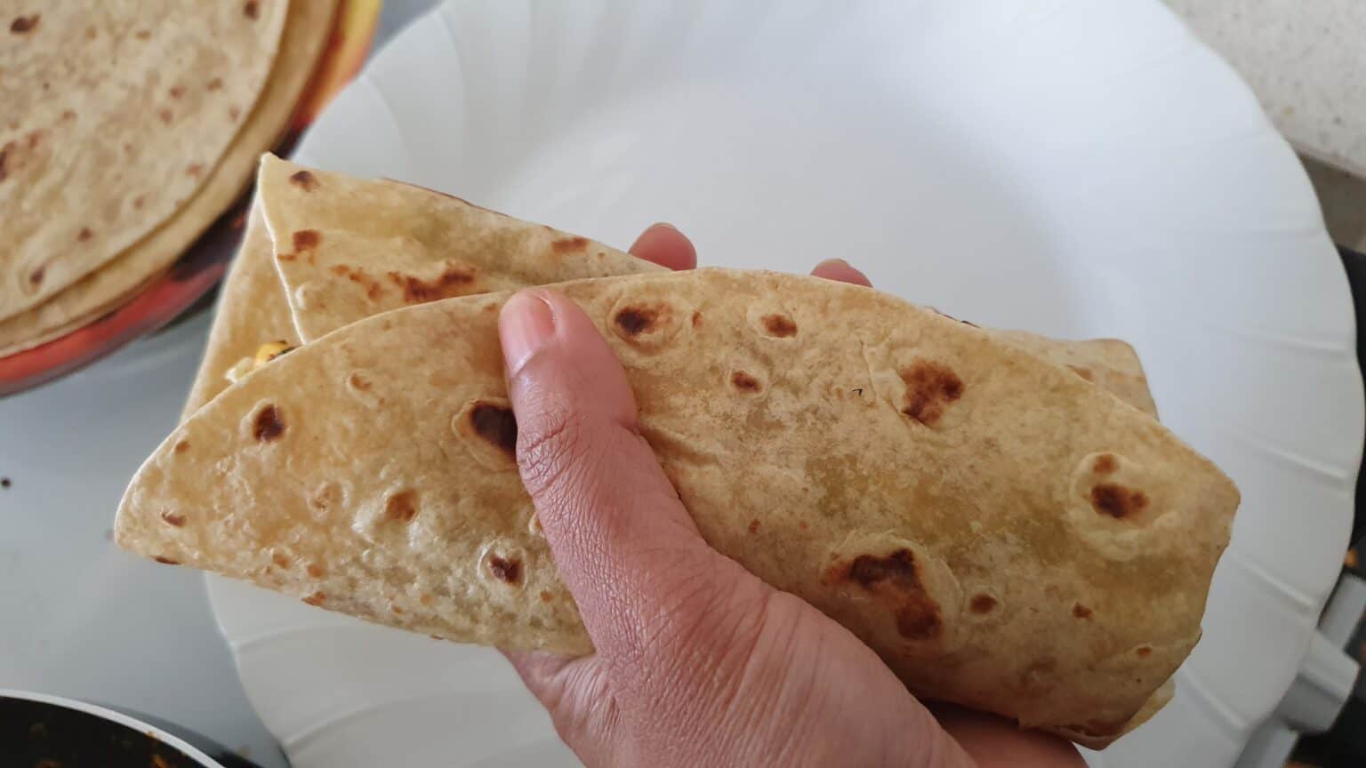 Paneer Kathi roll - cottage cheese wrap | Mildly Indian