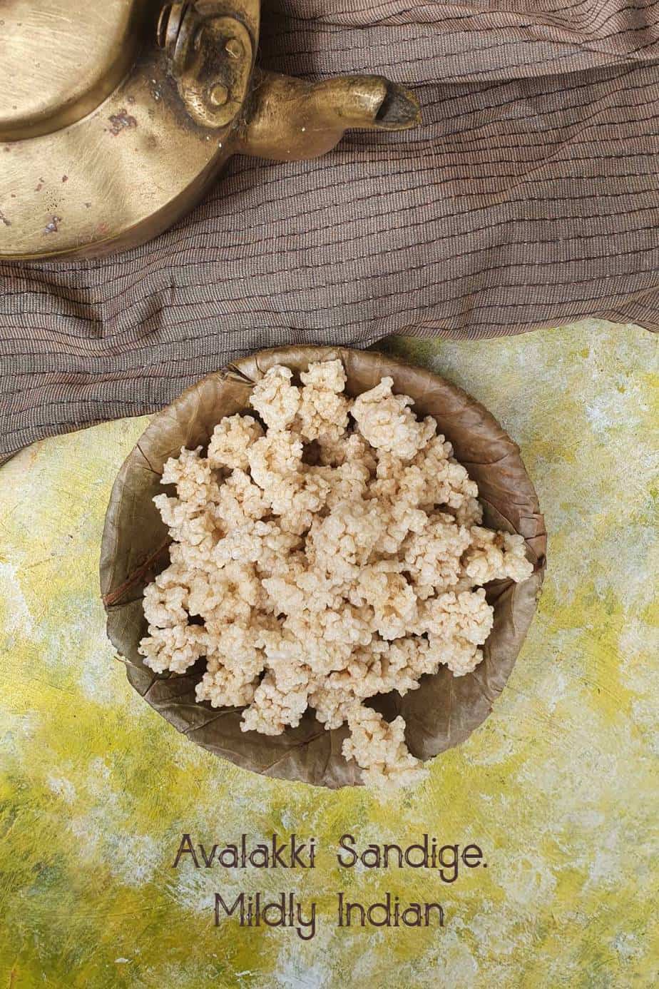 Avalakki Sandige /sundried flattened rice fryums – Mildly Indian
