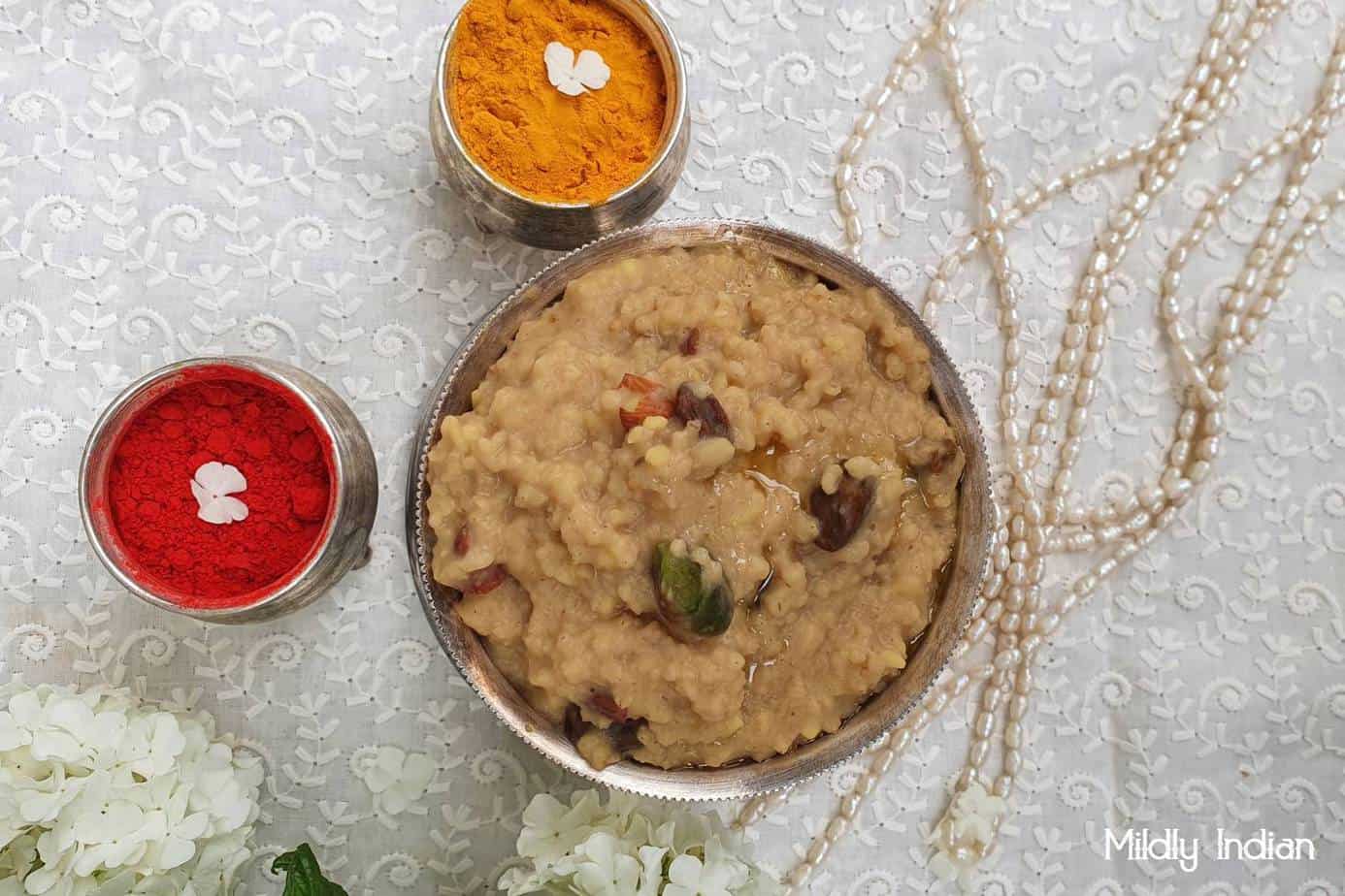 Millet bellam pongali – Mildly Indian