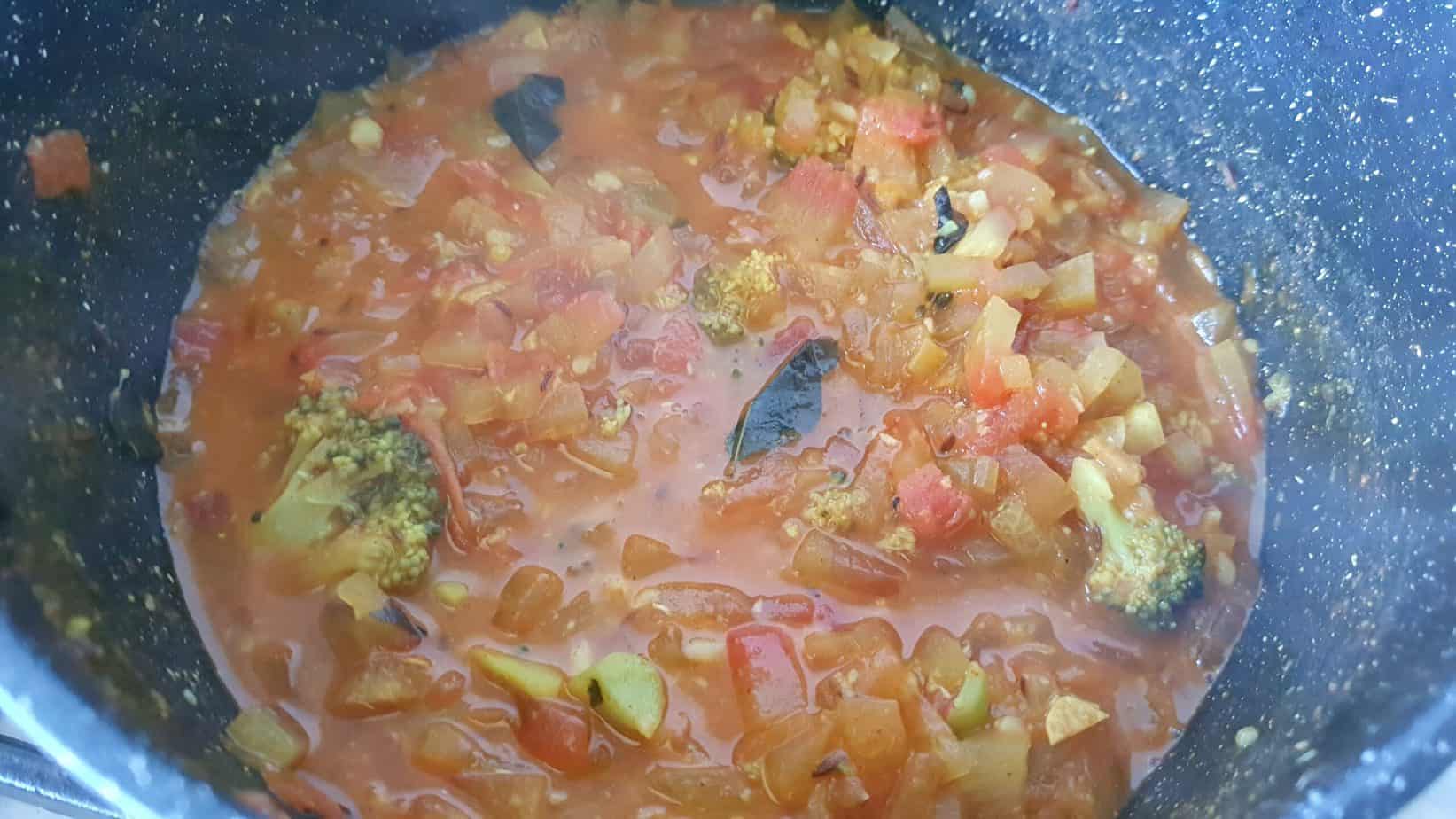 Watermelon rind sabji – Mildly Indian