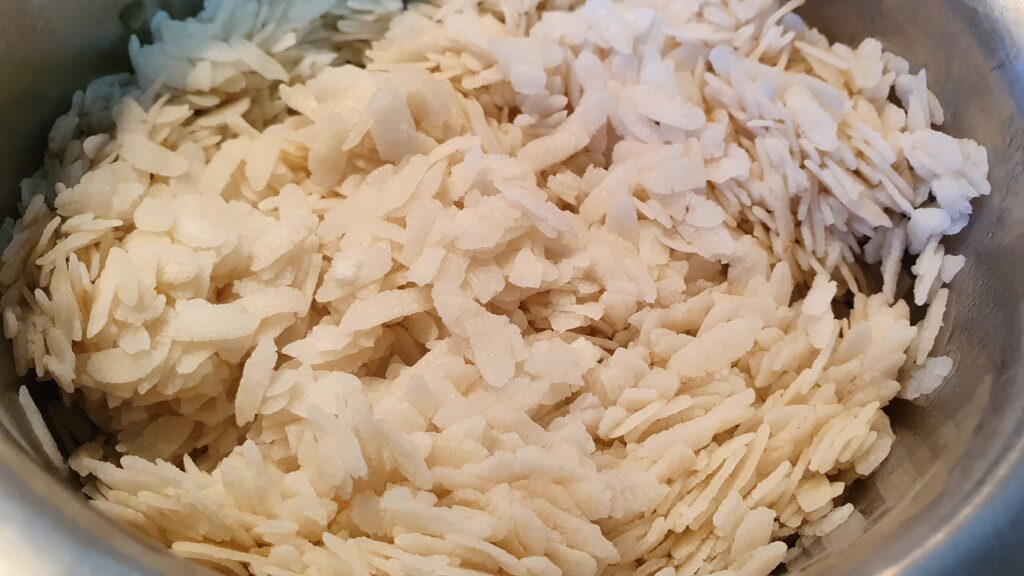 Kumbh mattar poha | mushroom poha with peas – Mildly Indian