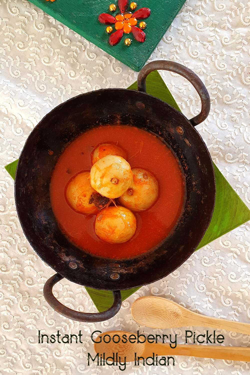 Nellikai oorugai – Gooseberry pickle – Mildly Indian