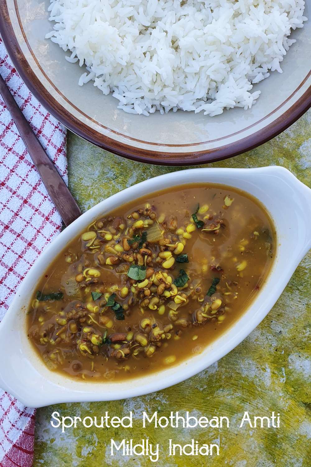 Matkichi amti | Sprouted moth bean curry – Mildly Indian