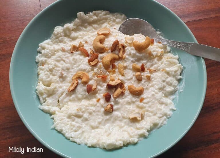 Oliya | Rajasthani rice and yogurt pudding – Mildly Indian