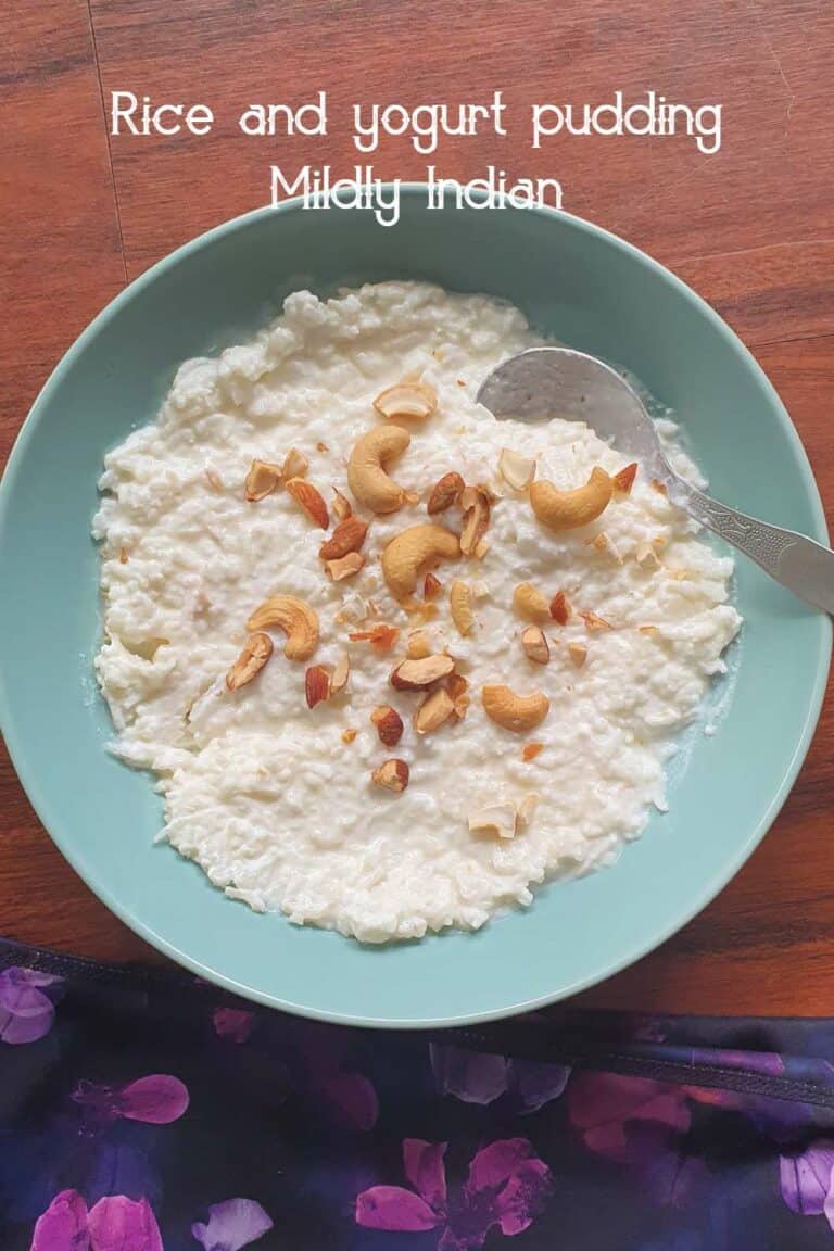 Oliya | Rajasthani rice and yogurt pudding – Mildly Indian
