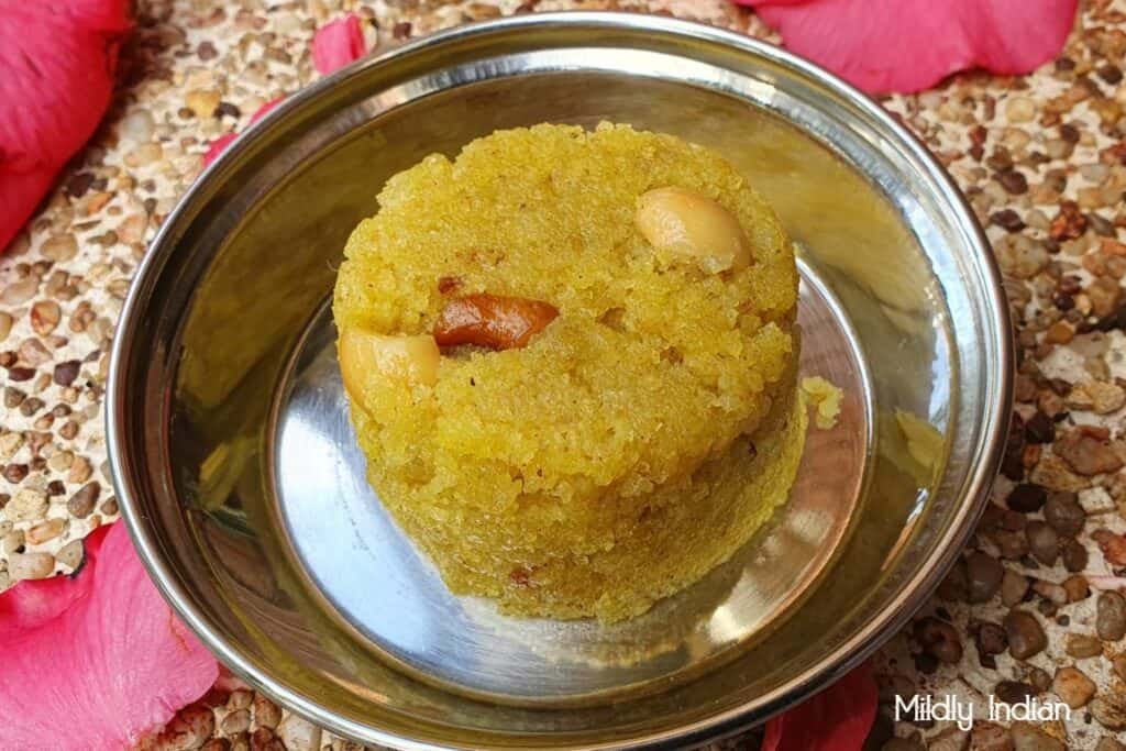 Aval kesari | Poha sheera – Mildly Indian