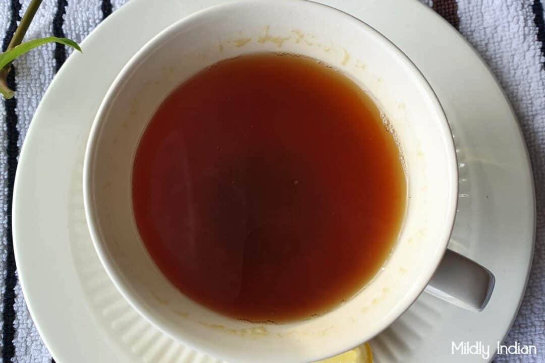 Nimbu chai | Lemon tea – Mildly Indian