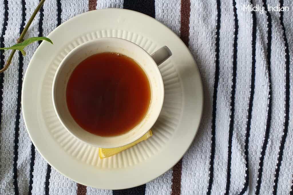 Nimbu chai | Lemon tea – Mildly Indian