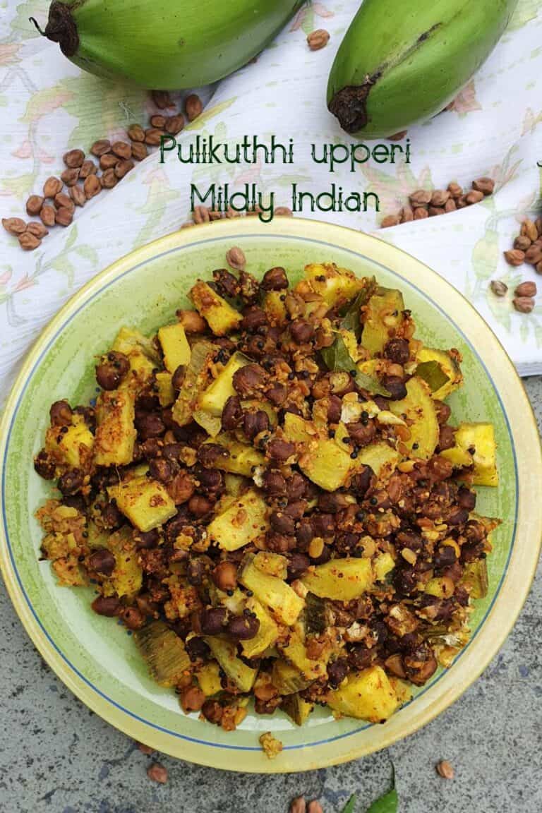 Vazhakkai pulikuthhi upperi – Mildly Indian