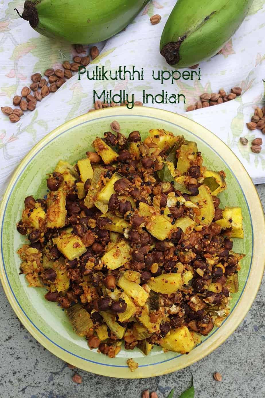 Vazhakkai pulikuthhi upperi – Mildly Indian