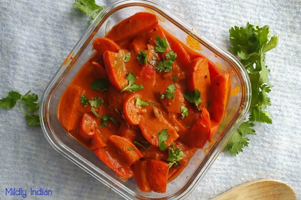 Puli mullangi | Radish in tamarind sauce – Mildly Indian