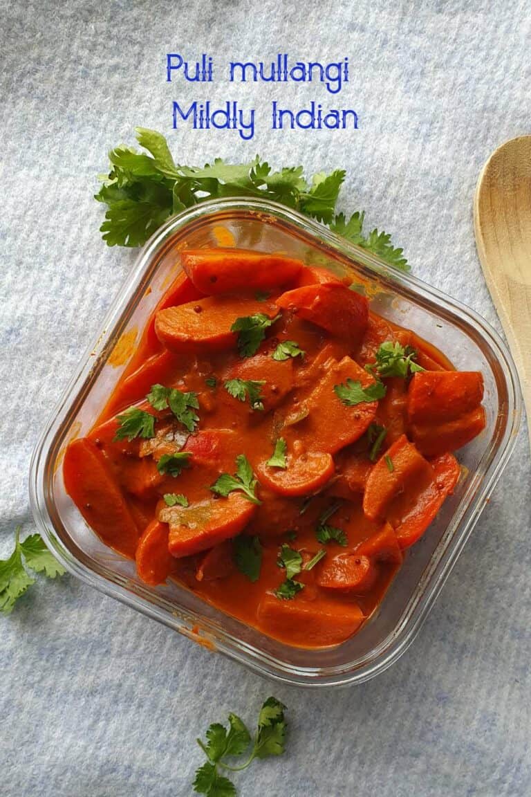 Puli mullangi | Radish in tamarind sauce – Mildly Indian