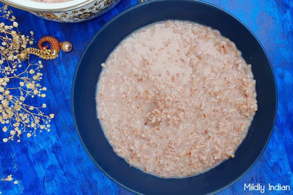 Elaneer Kanji – redrice and tender coconut soup – Mildly Indian