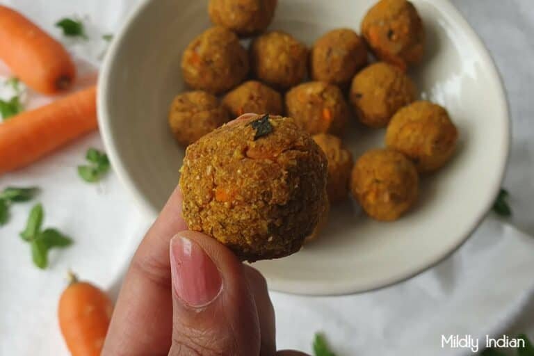 Spicy carrot and cheese bites – Mildly Indian