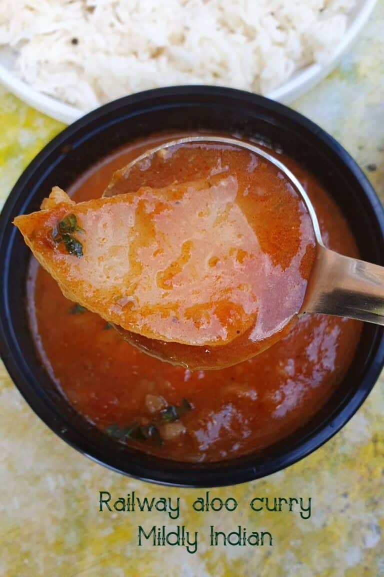 Indian Railway Aloo curry | one pot potato curry – Mildly Indian