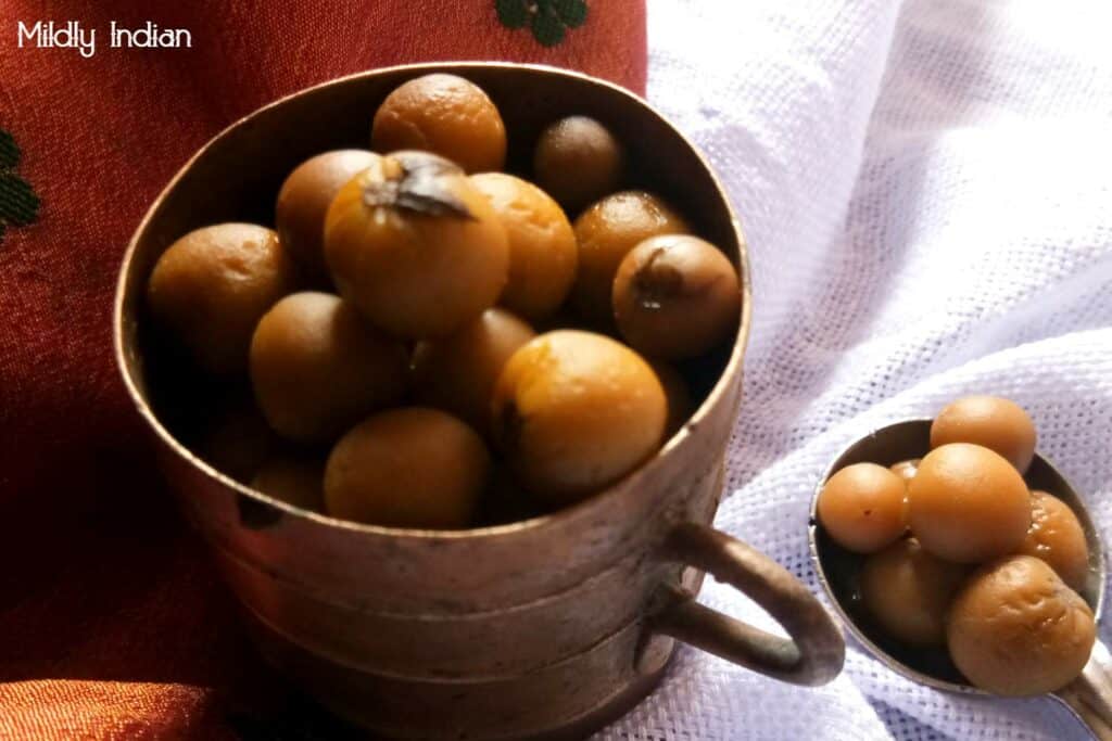 Neer sundakkai |Pickled turkey berry – Mildly Indian